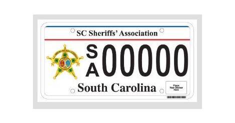 SCSA License Plates | South Carolina Sheriffs’ Association